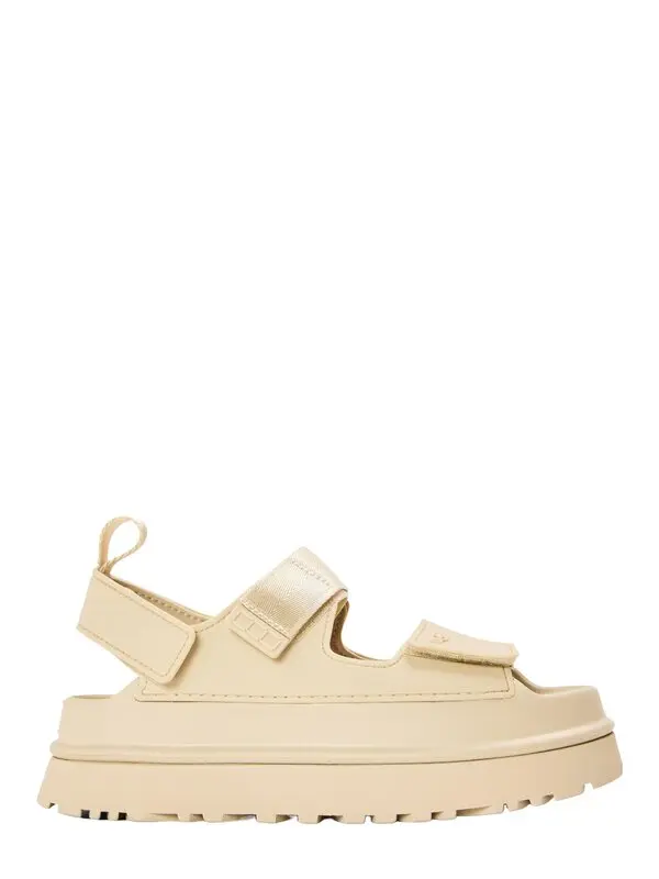 UGG Logo Detail Sandals - Nude