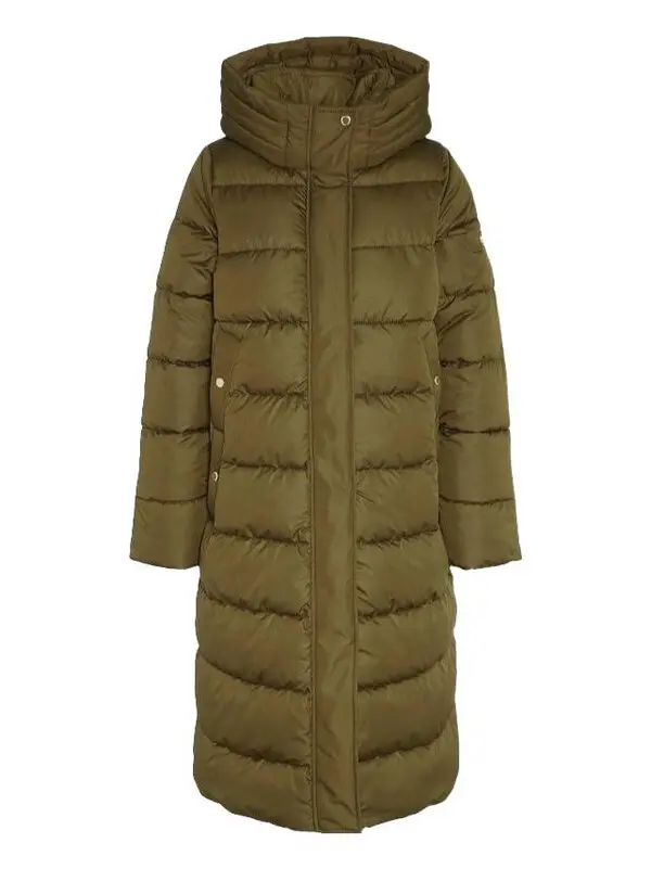 Barbour Long Sleeve Hooded Quilted Jacket - Green