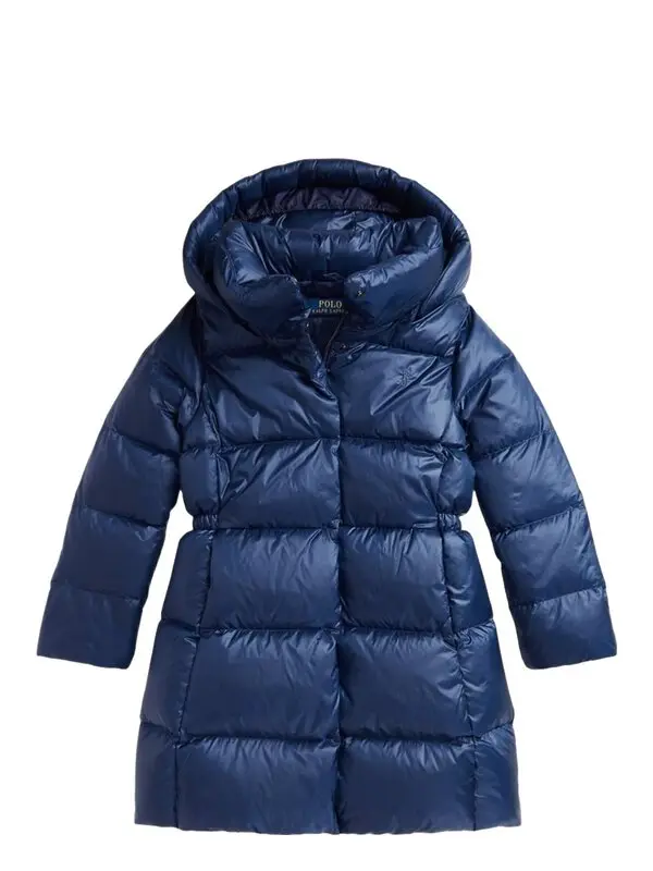 Polo Ralph Lauren Quilted Down Jacket With Elasticized Details - Blue