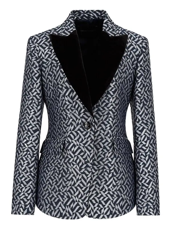 Emporio Armani Classic Tailored Blazer - Black