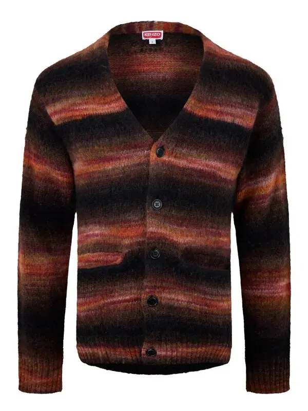 Kenzo Mohair Cardigan - Black
