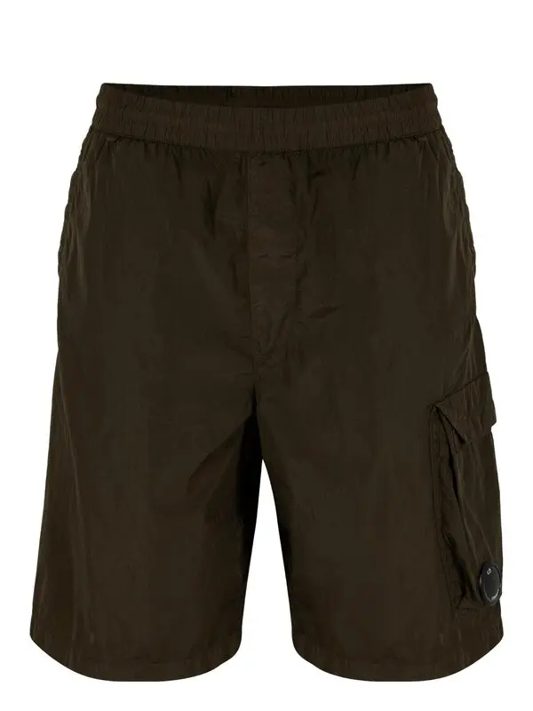 C.P. COMPANY Cargo Bermuda Shorts - Black