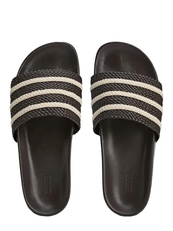 ADIDAS ORIGINALS By Wales Bonner Adilette Slides - Black