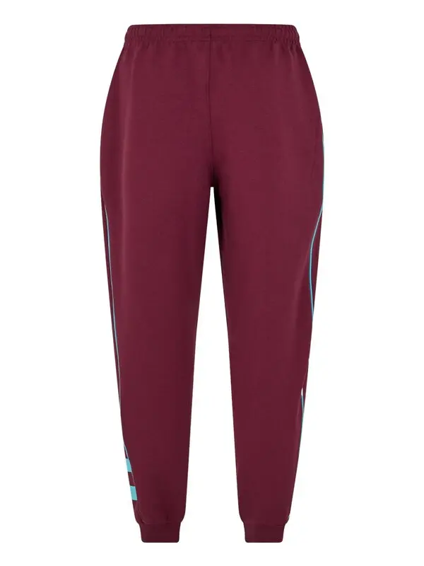 Lacoste Colored Cuffed Sweatpants - Red