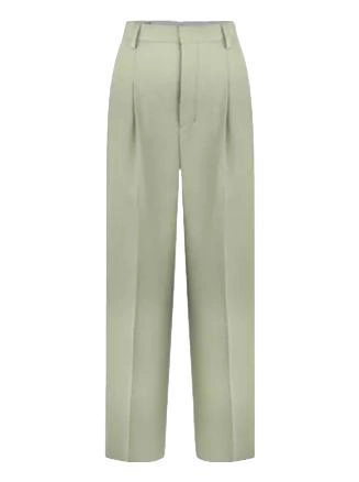 AMI Paris High Waisted Tailored Trousers - Nude