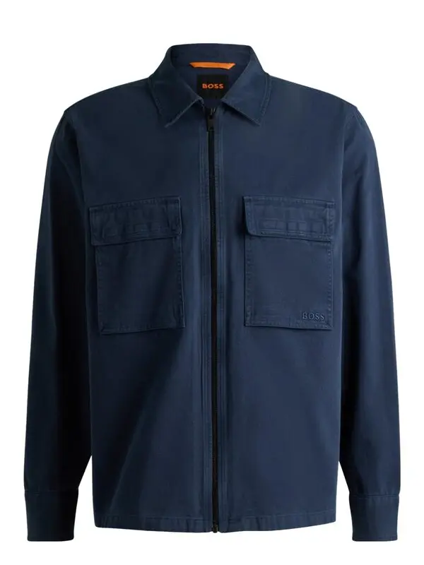 Hugo Boss Zip-up Casual Jacket - Black