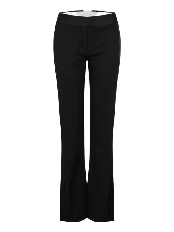 Off-White Knitted Loose-fit Trousers - Black