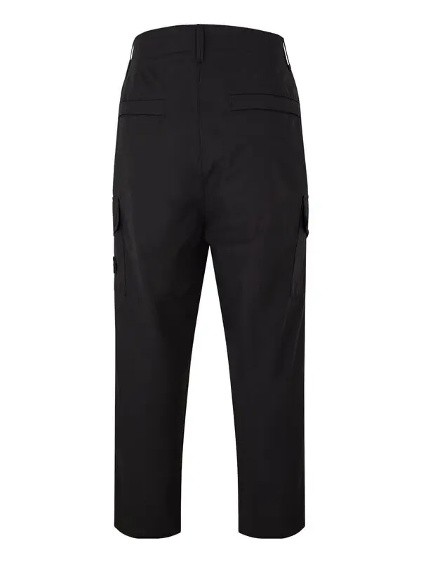 Stone Island Cargo Trousers - Black