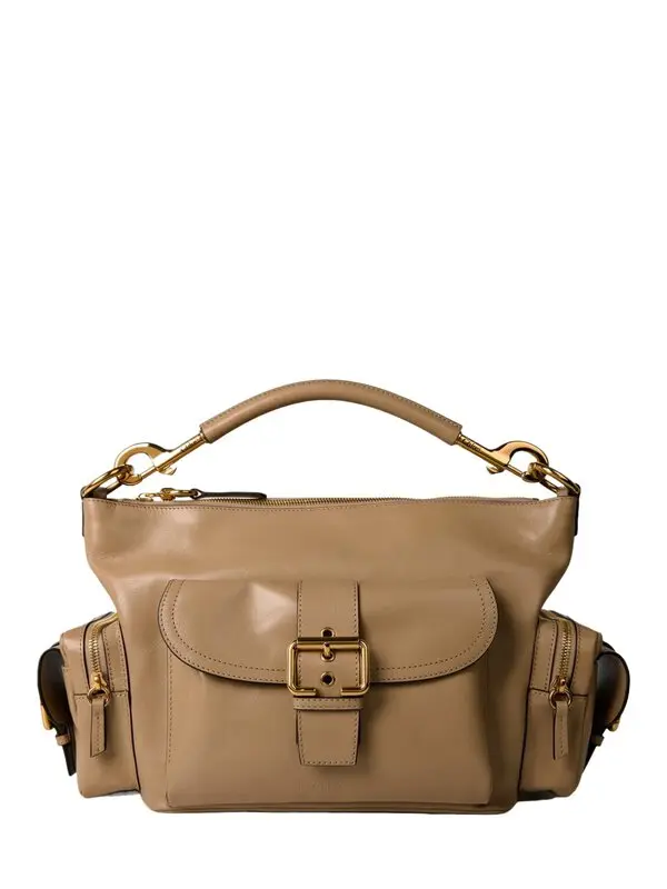Chloé Leather Camera Bag With Detachable Strap - Black