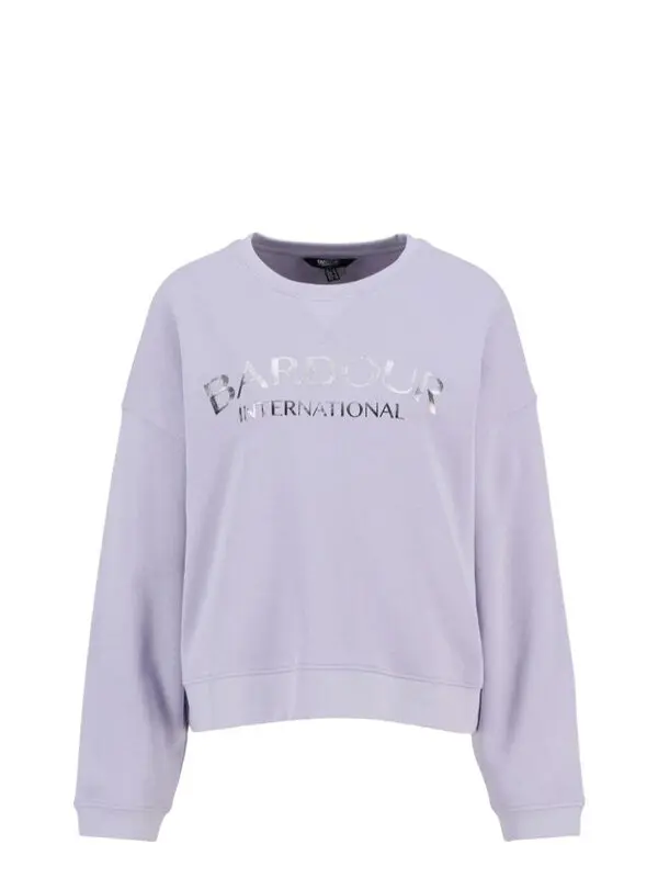 Barbour International Logo Sweatshirt - Purple