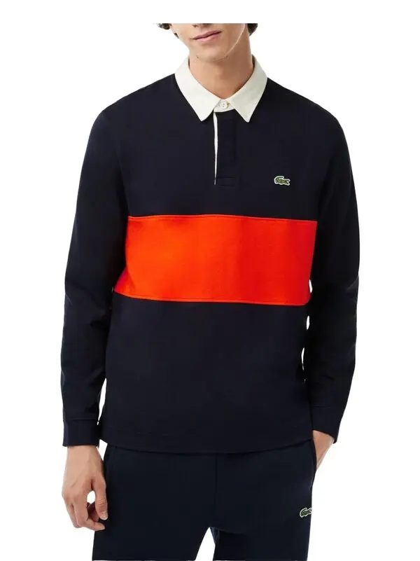 Lacoste Rugby Polo Shirt - Black