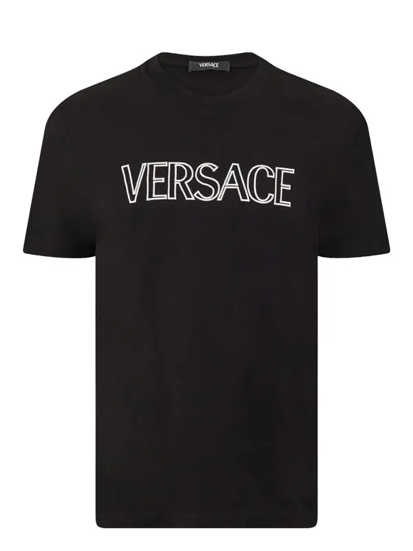 Versace Logo T-shirt - Black