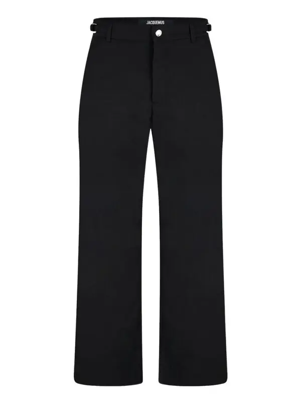Jacquemus Belt Loops Slacks - Black