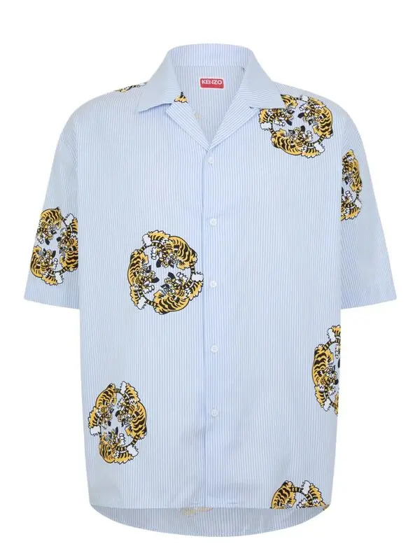 Kenzo Verdy Hawaiian Shirt - Blue