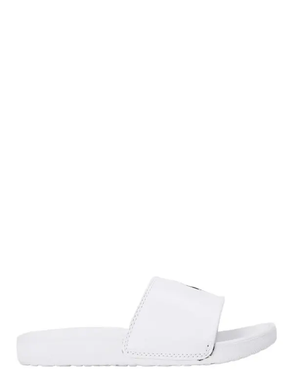 Polo Ralph Lauren Logo Slide Sandals - White