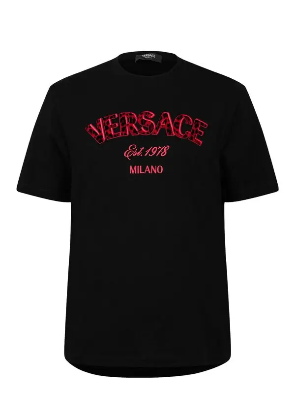 Versace Simple Logo T-shirt - Black