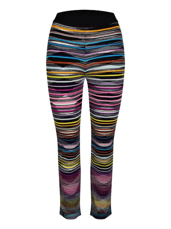 Missoni Stripe Trousers - Black