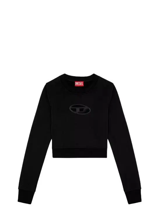 DIESEL® F-slimmy Crewneck Sweatshirt - Black