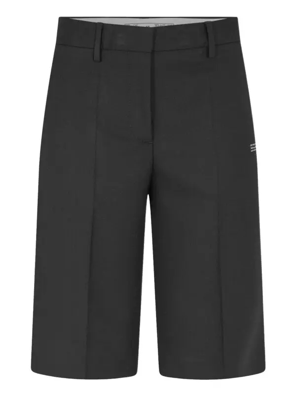Off-White Tailored Knee-length Shorts - Black