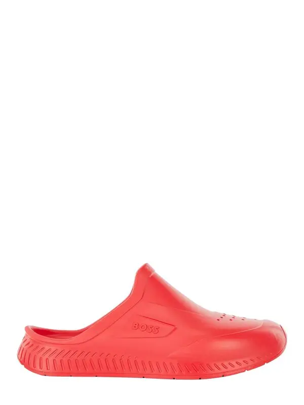 Hugo Boss Titanium-r Rubber Slide - Orange