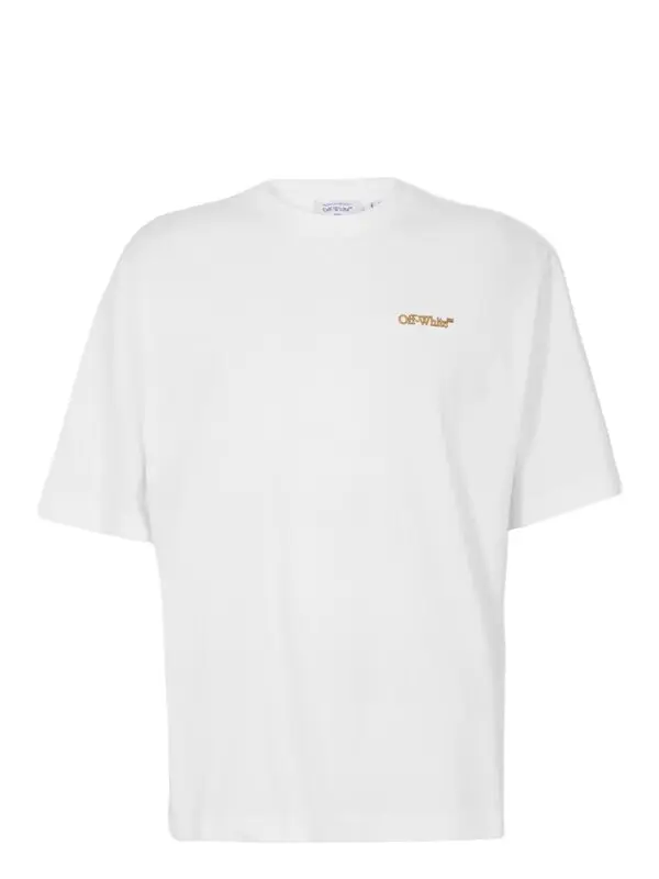 Off-White Logo Crew Neck T-shirt - White