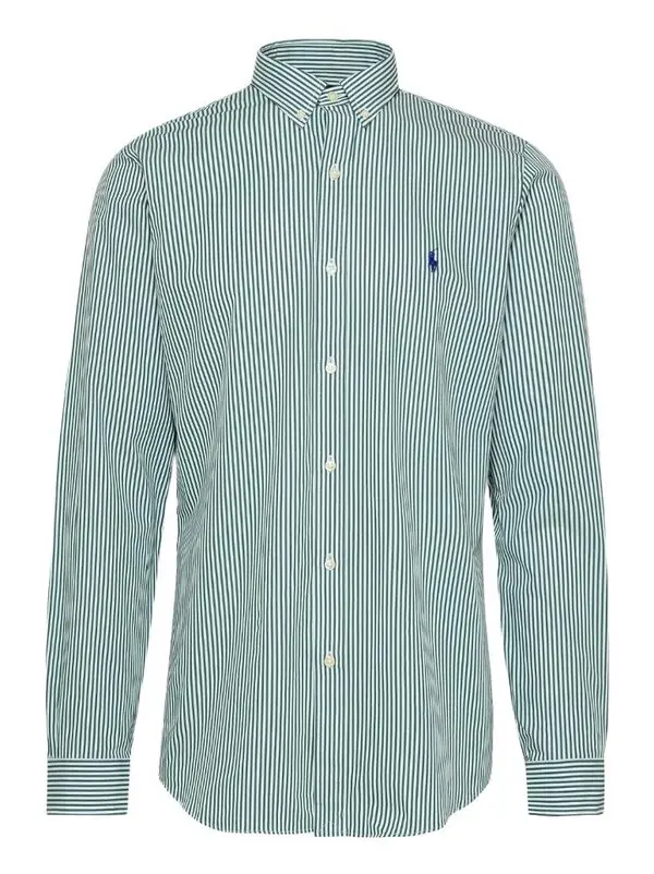 Polo Ralph Lauren Signature Pony Motif Buttoned Shirt - Gray