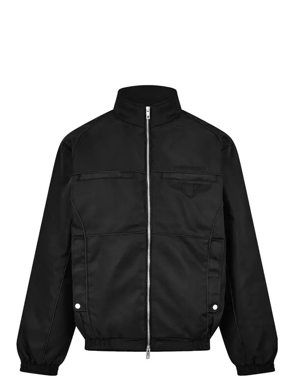 REPRESENT Zip-up Racing Jacket - Black