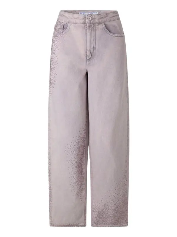 Off-White Slim Fit Jeans - Gray