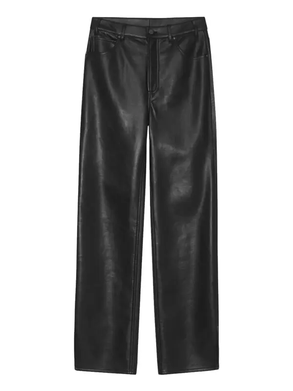 ANINE BING Belted Slacks - Black