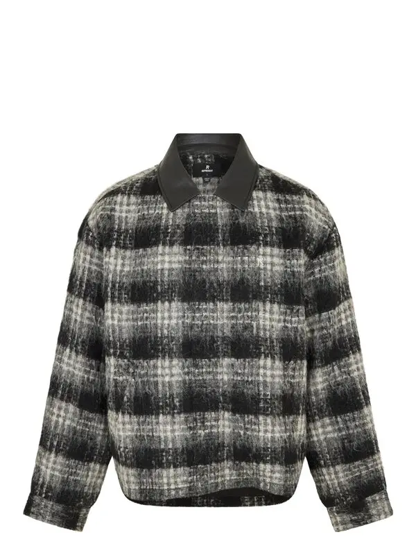 REPRESENT Zippered Shirt Jacket - Black