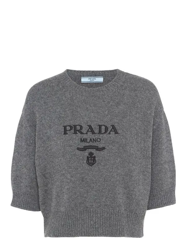 Prada Wool And Cashmere Crewneck Sweater - No