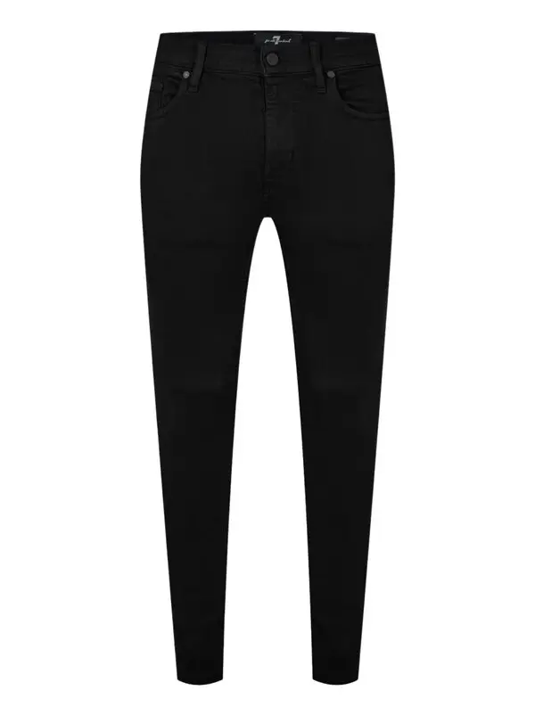 7 For All Mankind Tapered Jeans - Black