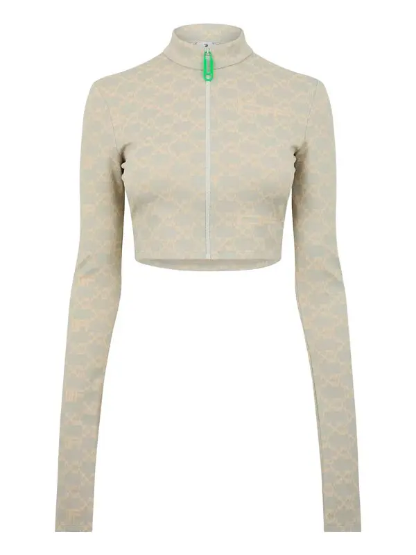 Off-White Monogram Track Top - Nude