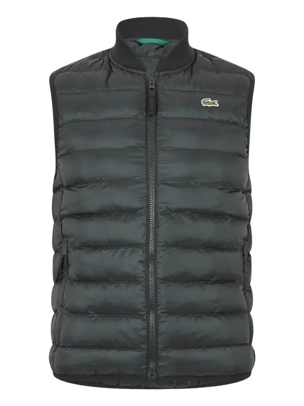 Lacoste Quilted Gilet - Black