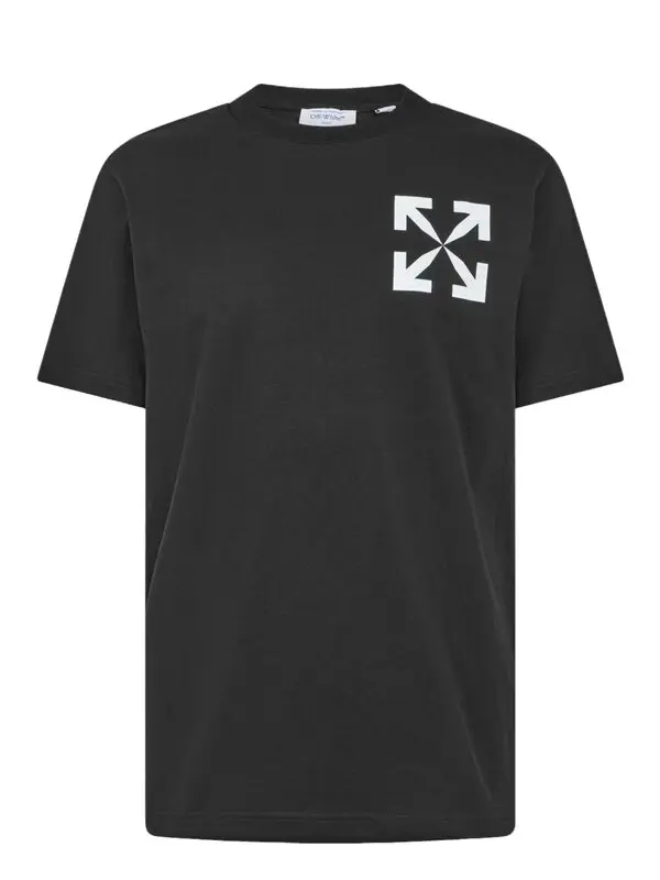 Off-White Logo Crew Neck T-shirt - Black