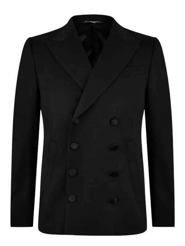 Dolce & Gabbana Double Breasted Casual Jacket - Black