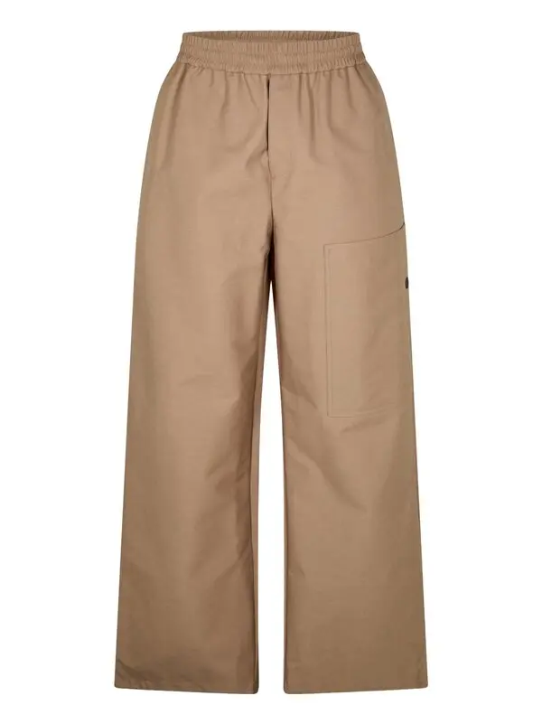 Off-White Workwear Casual Pants - Nude