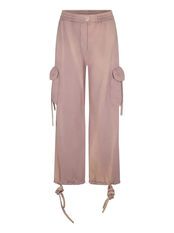 Off-White Cargo Track Bottoms - Nude