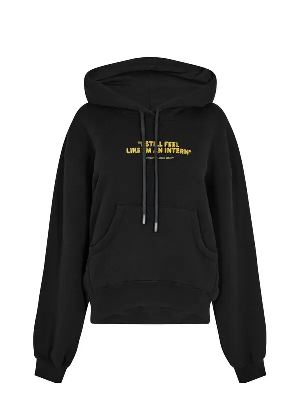 Off-White Graphic Hoodie - Black