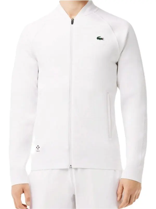 Lacoste Zip-up Jacket - White