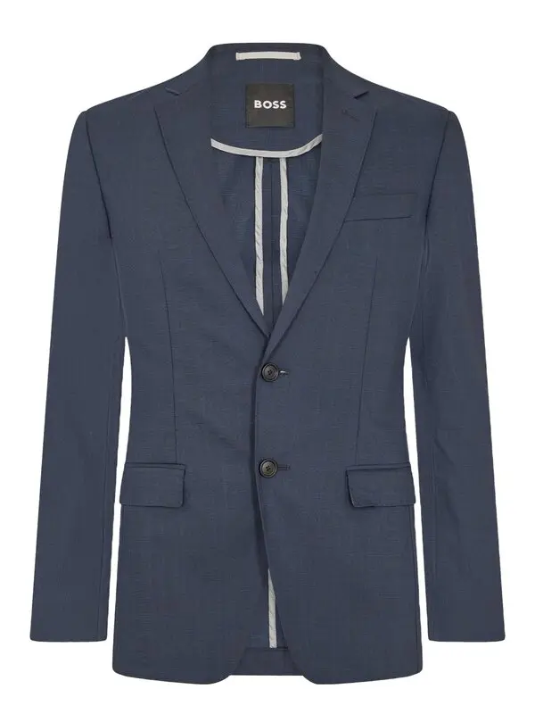 Hugo Boss Fitted Suit - Blue