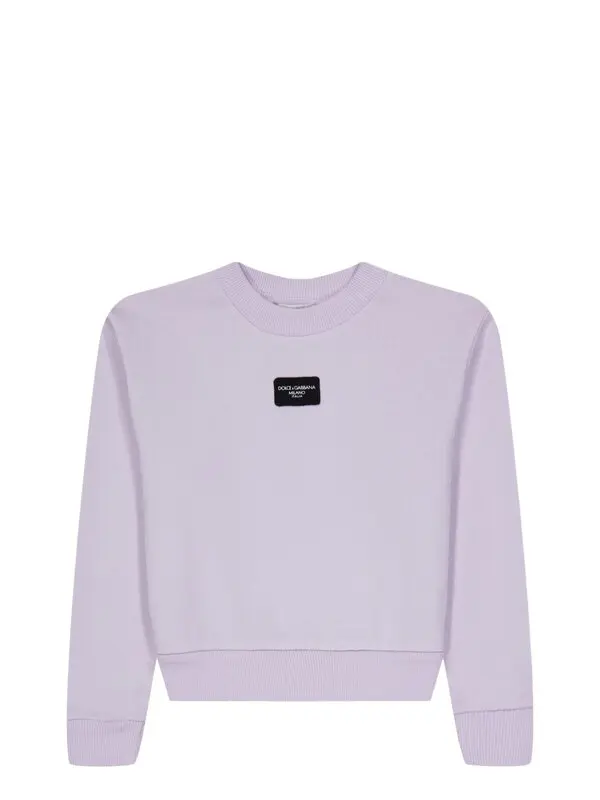 Dolce & Gabbana Logo Crewneck Sweatshirt - White