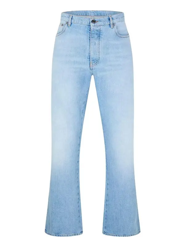 Off-White Diag Relax Straight Leg Jeans - Blue