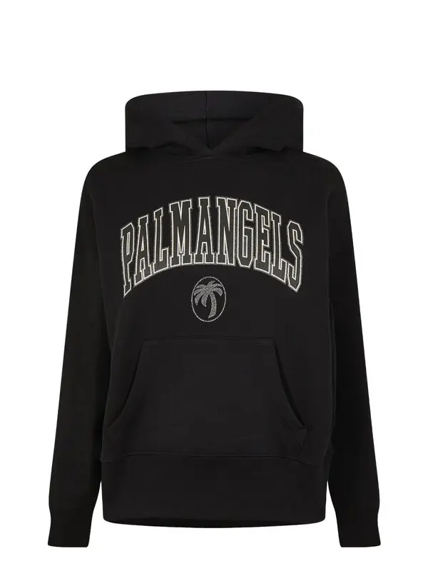 Palm Angels College Hoodie - Black