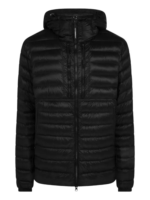 C.P. COMPANY D.d. Shell Goggle Down Jacket - Black