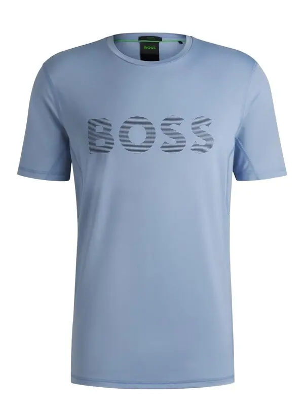 Hugo Boss Logo Crew-neck T-shirt - Blue