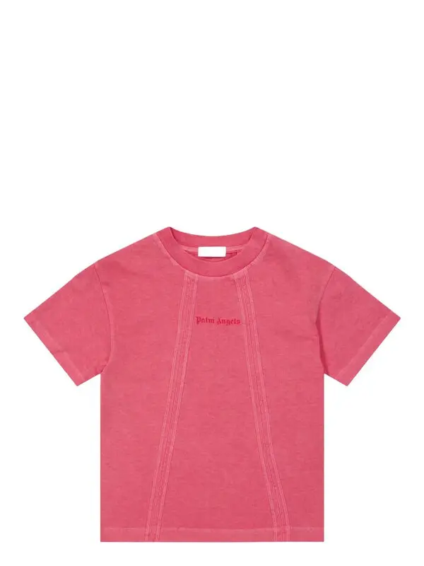 Palm Angels Faded Logo T-shirt - Red