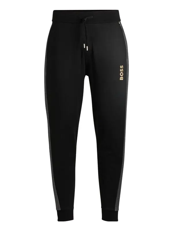 Hugo Boss Minimalist Cuffed Sports Pants - Black