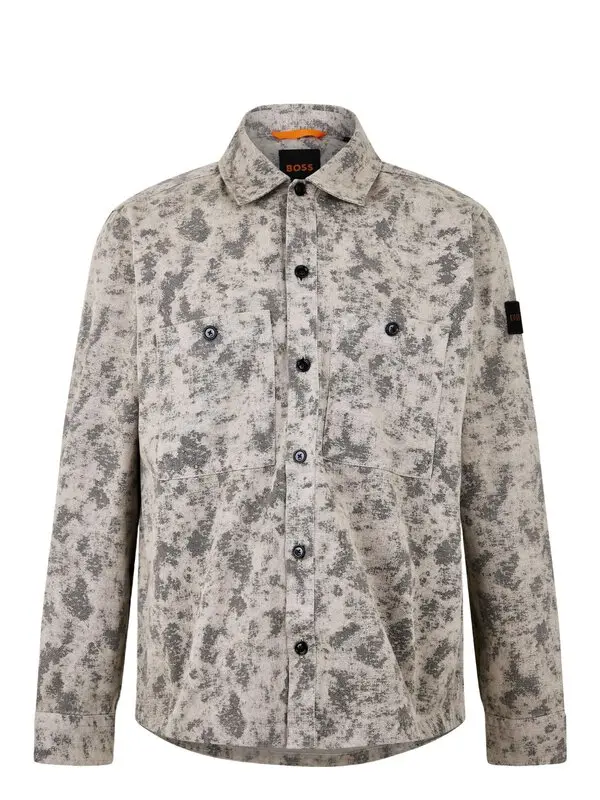 Hugo Boss Casual Shirt Jacket - Gray