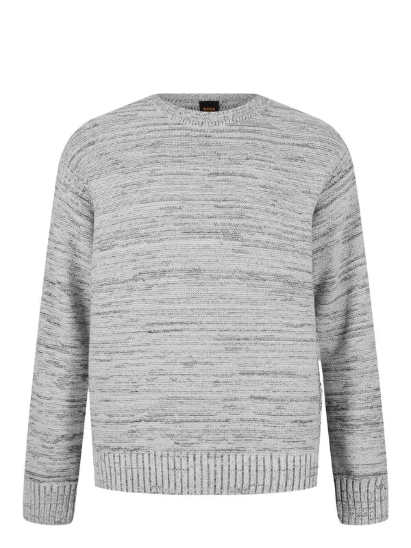 Hugo Boss Knitted Pullover Sweater - Gray